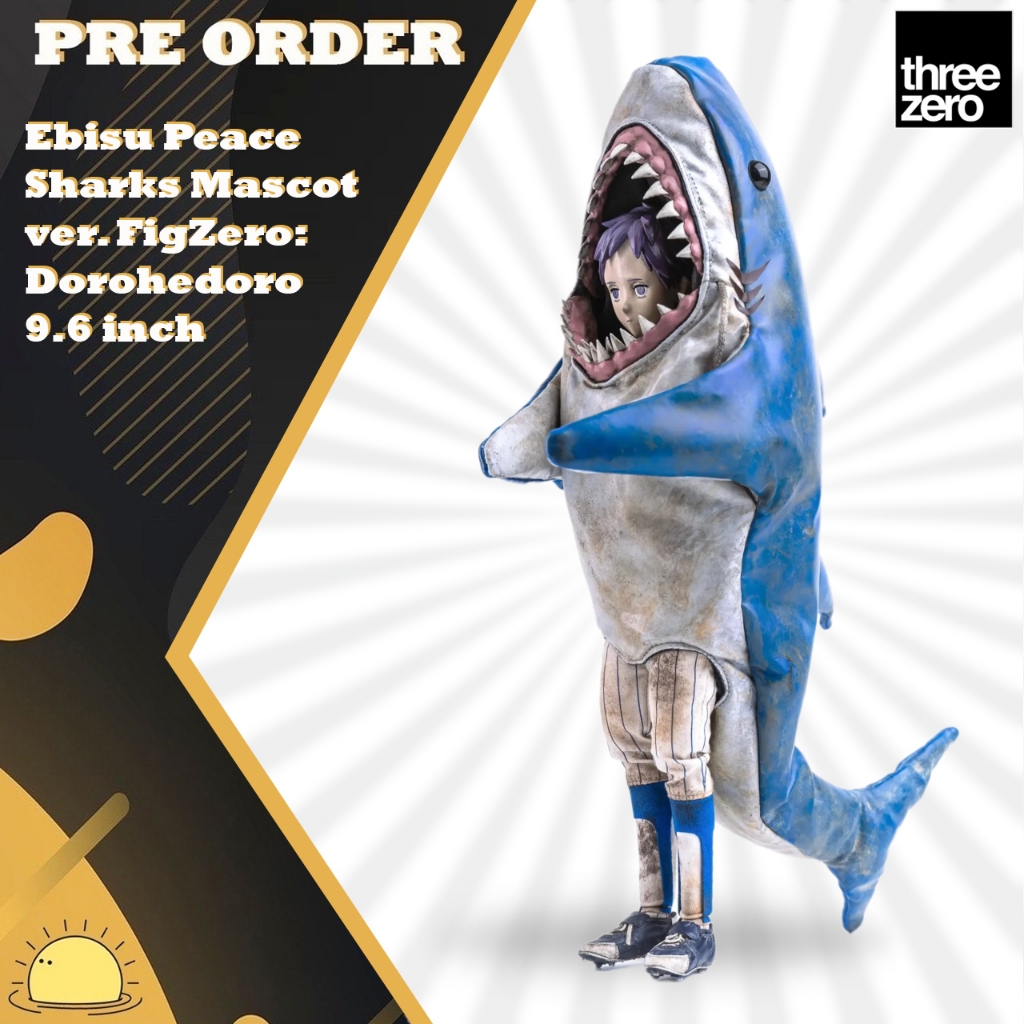 Pre-order Threezero Ebisu Peace Sharks Mascot ver. FigZero: Dorohedoro ...
