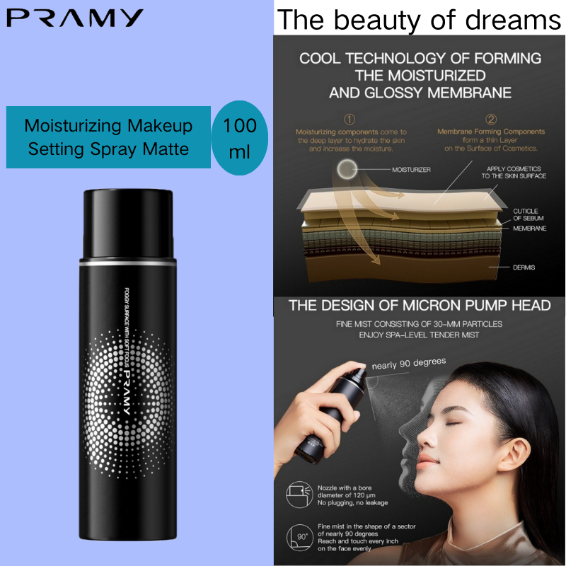 Pramy Moisturizing Makeup Setting Spray 100ml ปรามี่ เซ็ตติ้งสเปรย์ที่ ...