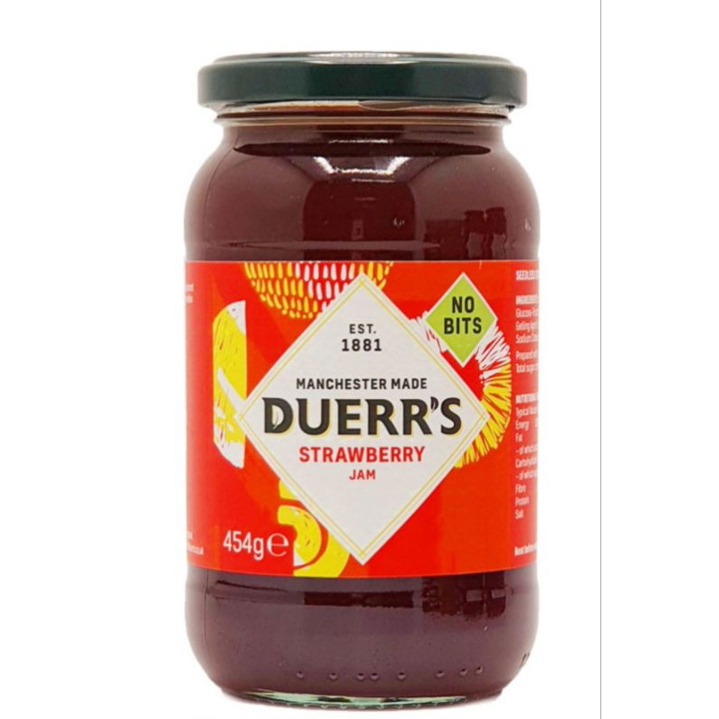 Duerr’s Strawberry Jam 454g - ดูเออร์ แยมรสสตอเบอรี่ ขนาด 454 กรัม ...