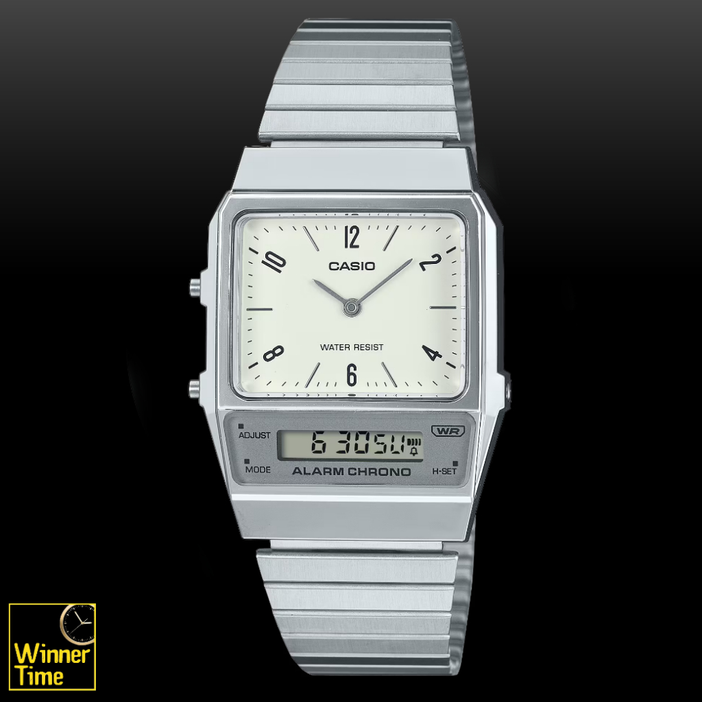 นาฬิกา Casio วินเทจ รุ่น AQ-800E-7A2 | Shopee Thailand