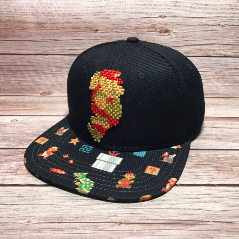 หมวก Super Mario Pixelated Snapback Hat | Shopee Thailand