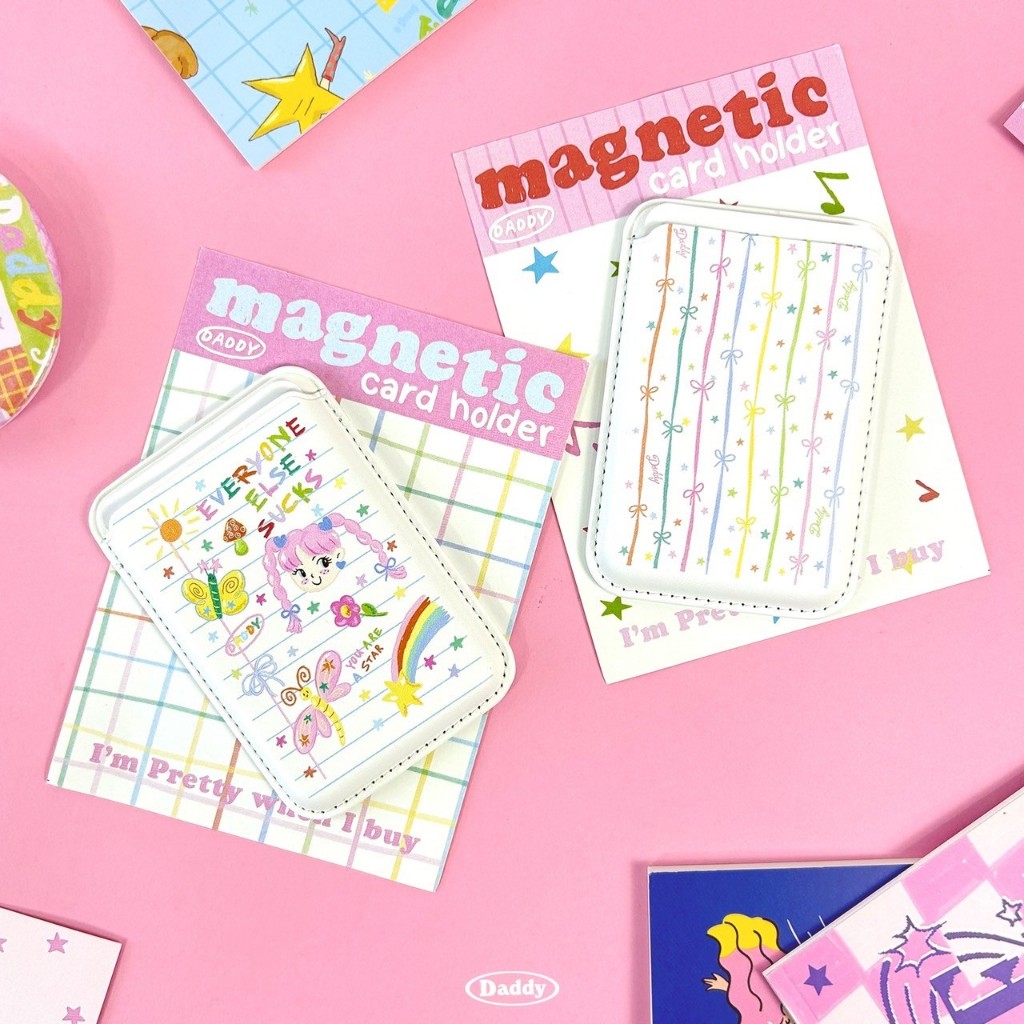 DADDY | Daddy Magnetic Card holder การ์ดใส่บัตรติดเคสแม่เหล็ก | Shopee ...