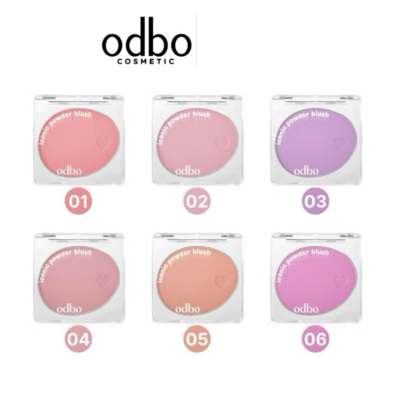 Odbo Iconic Powder Blush โอดีบีโอ ไอโคนิค พาวเดอร์ บลัช OD1325 | Shopee Thailand