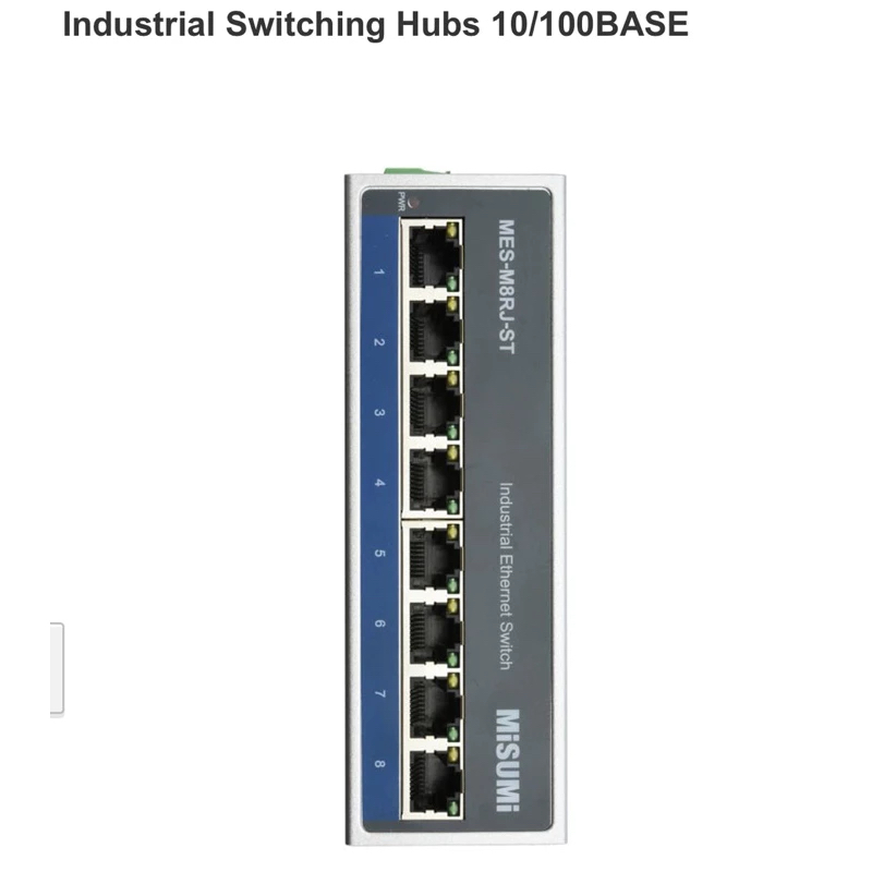 MES-M8RJ-ST Misumi Industrial Switching Hubs 8 ports | Shopee Thailand