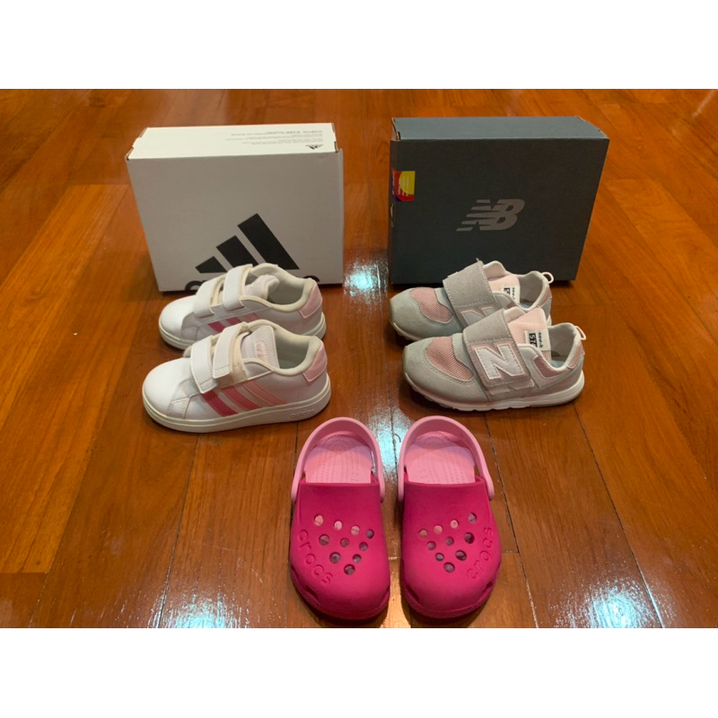 ของแท้100% รองเท้าเด็กเล็ก Adidas,new balance,crocsมือสองค่ะ | Shopee ...