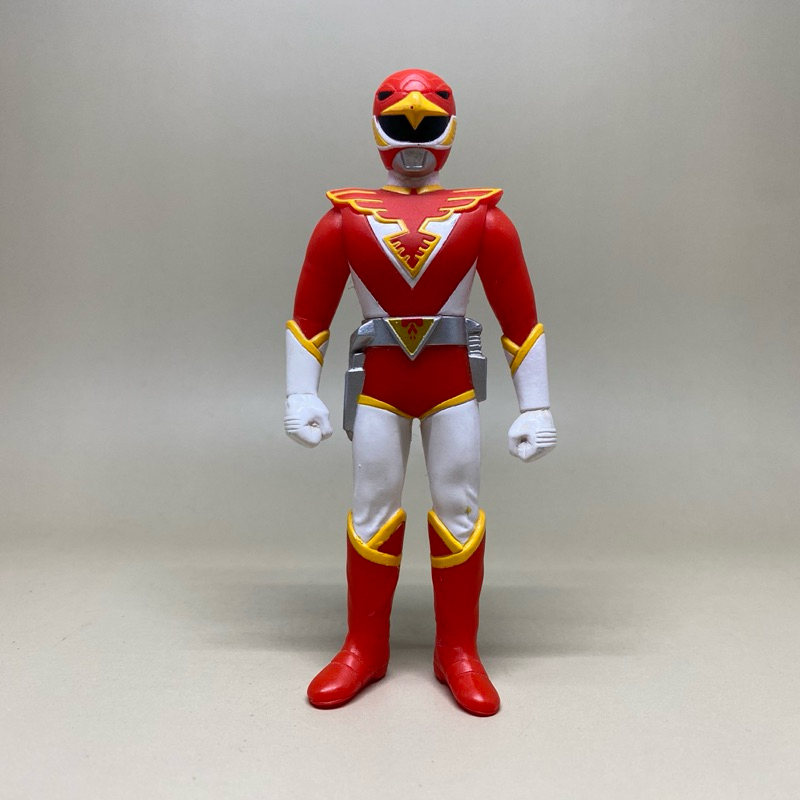 Sentai Jetman Red Soft Figure 11.5 Cm.(2001) | Original Bandai | หุ่นซอ ...