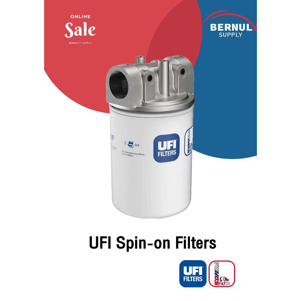 UFI Pressure inline spin-on: Filter Element กรองกระป๋อง | Shopee Thailand