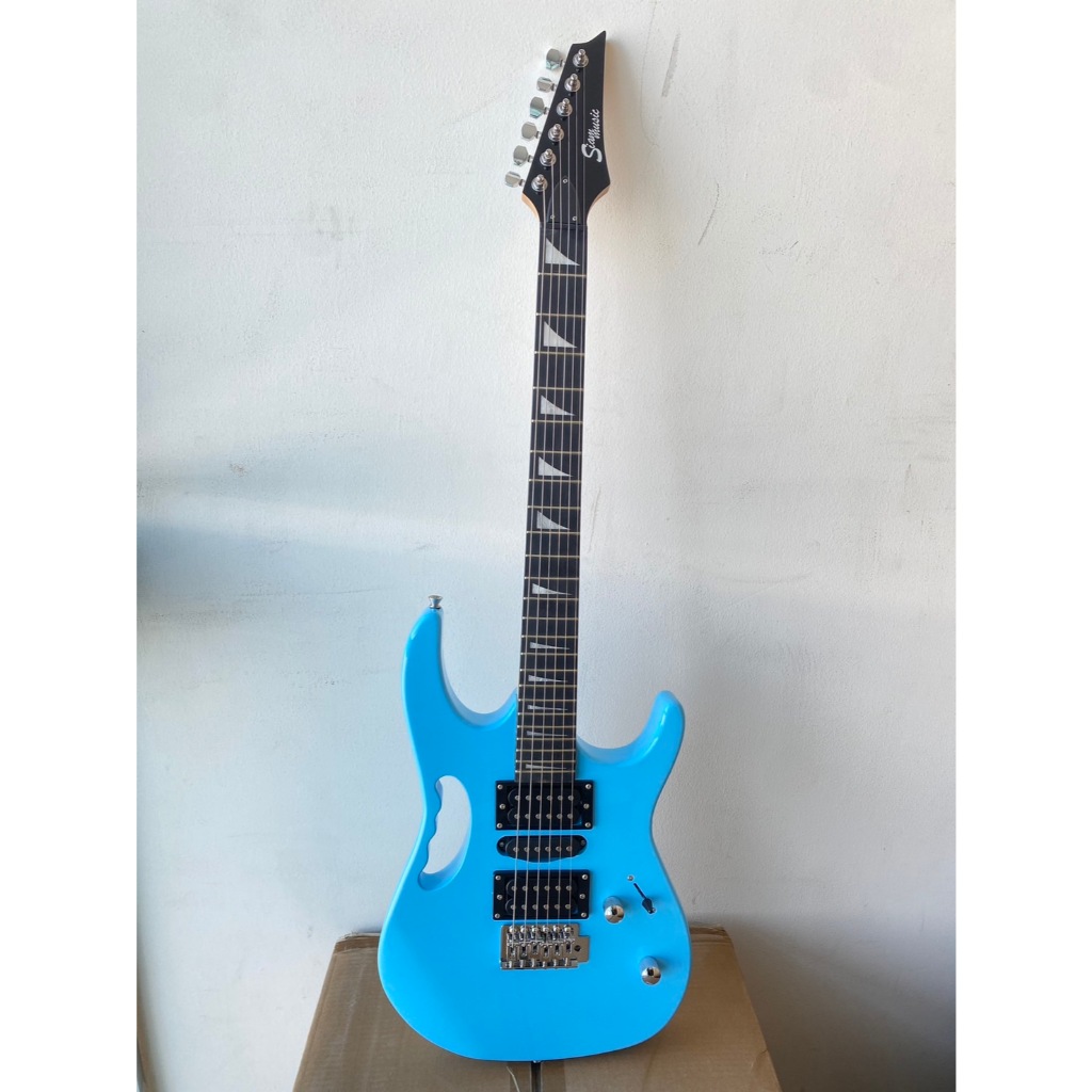 SiamMusic IB-170 กีต้าร์ไฟฟ้า ทรงสุดเท่ แถมฟรี สายแจ๊ค คันโยก และสาย ...