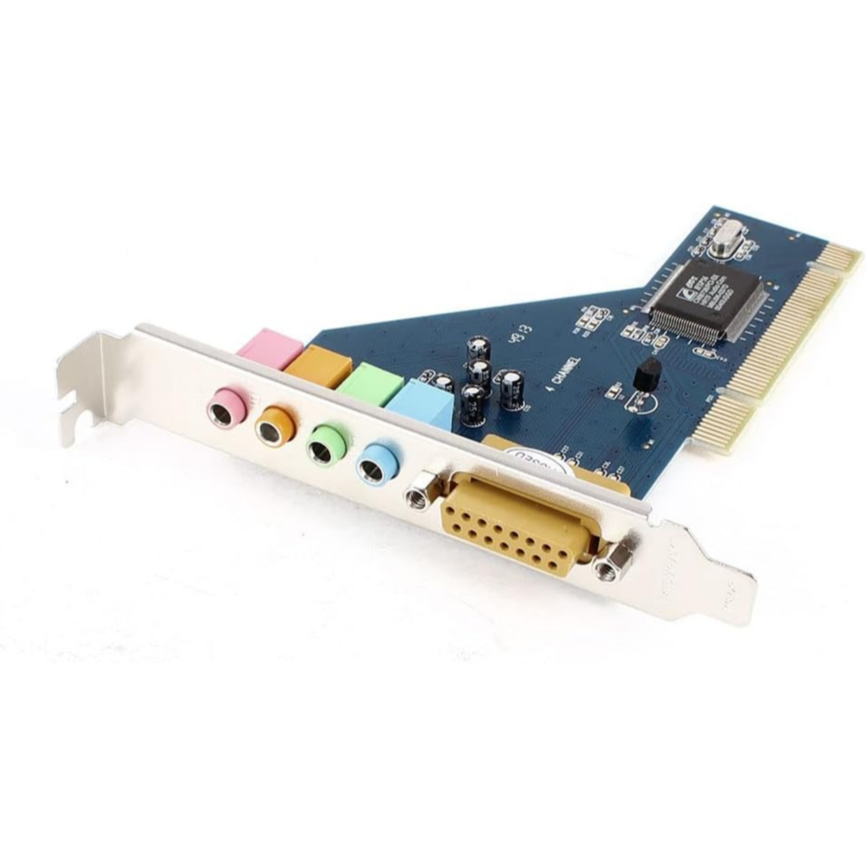 PCI Sound Card Audio Stereo 4 Channel การ์ดเสียง พร้อมส่ง | Shopee Thailand