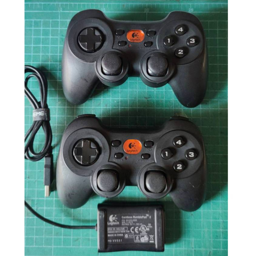 จอยเกมส์ Cordless Rumblepad 2 Logitech Cordless RumblePad2 ใช้เล่นกับ ...