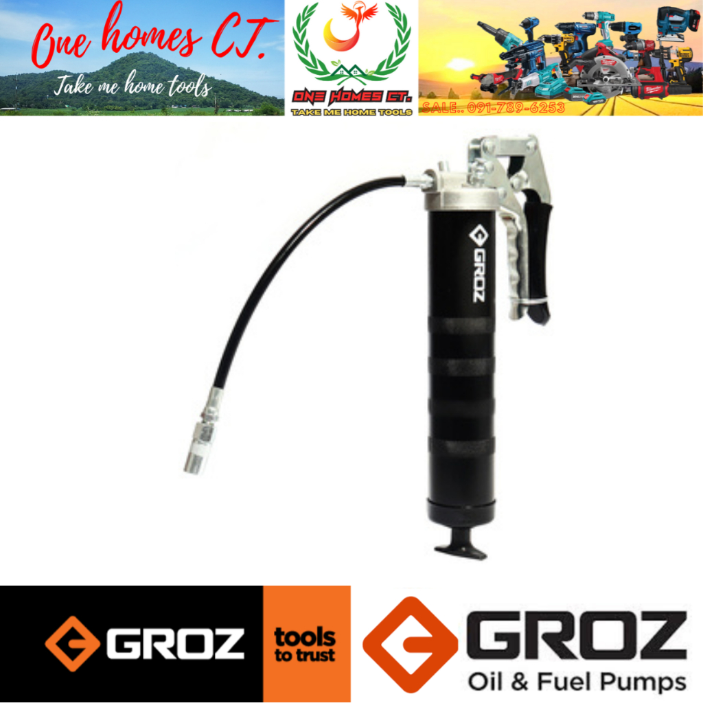 GROZ กระบอกอัดจารบี ท่ออ่อนรุ่น G5F/PRO/B (สินค้ามีคุณภาพ..พร้อมจัดส่ง ...