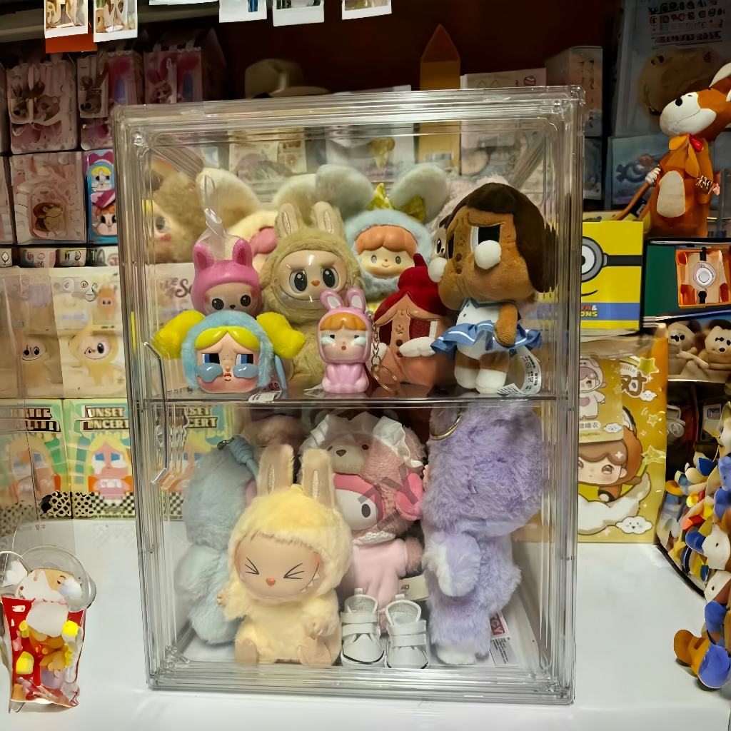 [COD]baby three V3 Labubu ตู้โชว์ติดผนัง กล่องใส่โมเดล กล่องอะคริลิคใส ...