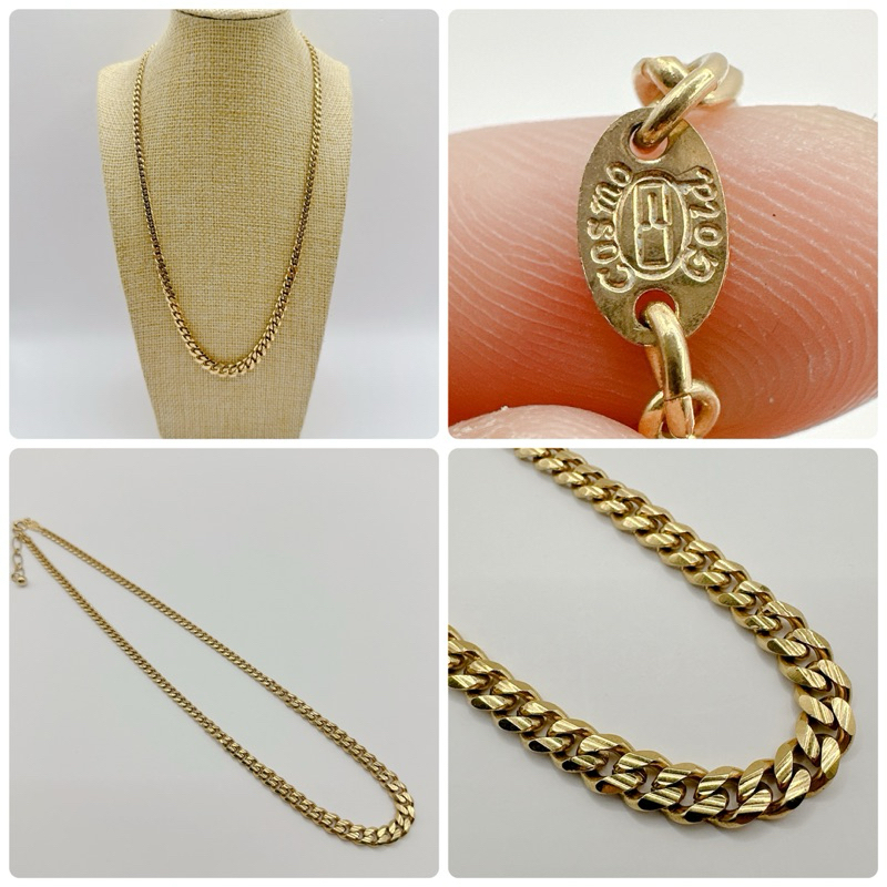 สร้อยคอวินเทจ แบรนด์ Cosmo Gold ยาว 19-20 นิ้ว | Shopee Thailand