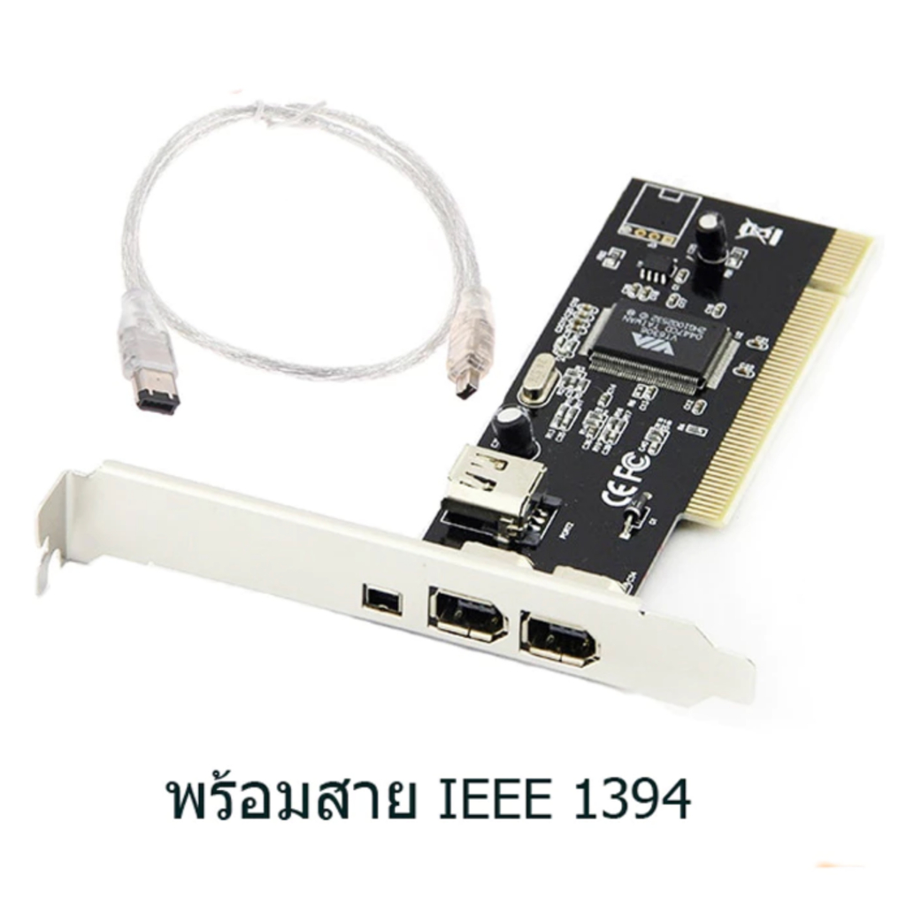 พร้อมส่ง PCI FireWire IEEE 1394 1394A 4/6 PIN Controller CARD | Shopee ...