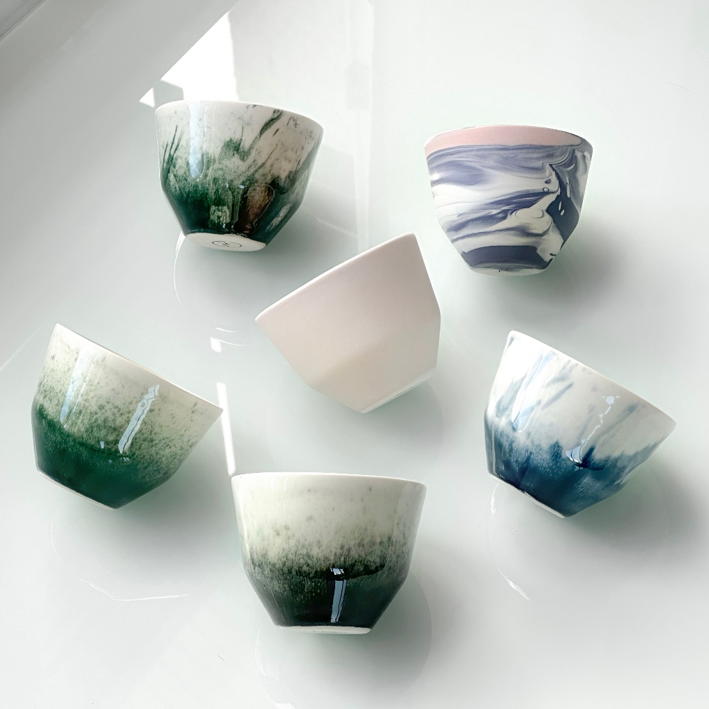 MK Studio Ceramic Cup Mix Wave Cup C - Copenhagen, Denmark | Shopee ...