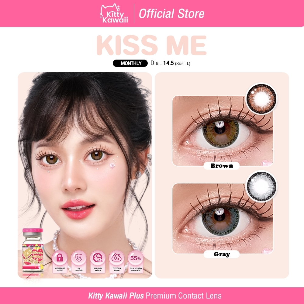 Kitty Kawaii Contact Lens :Kiss Me คอนแทคเลนส์คิตตี้ คาวาอิ พัส ...