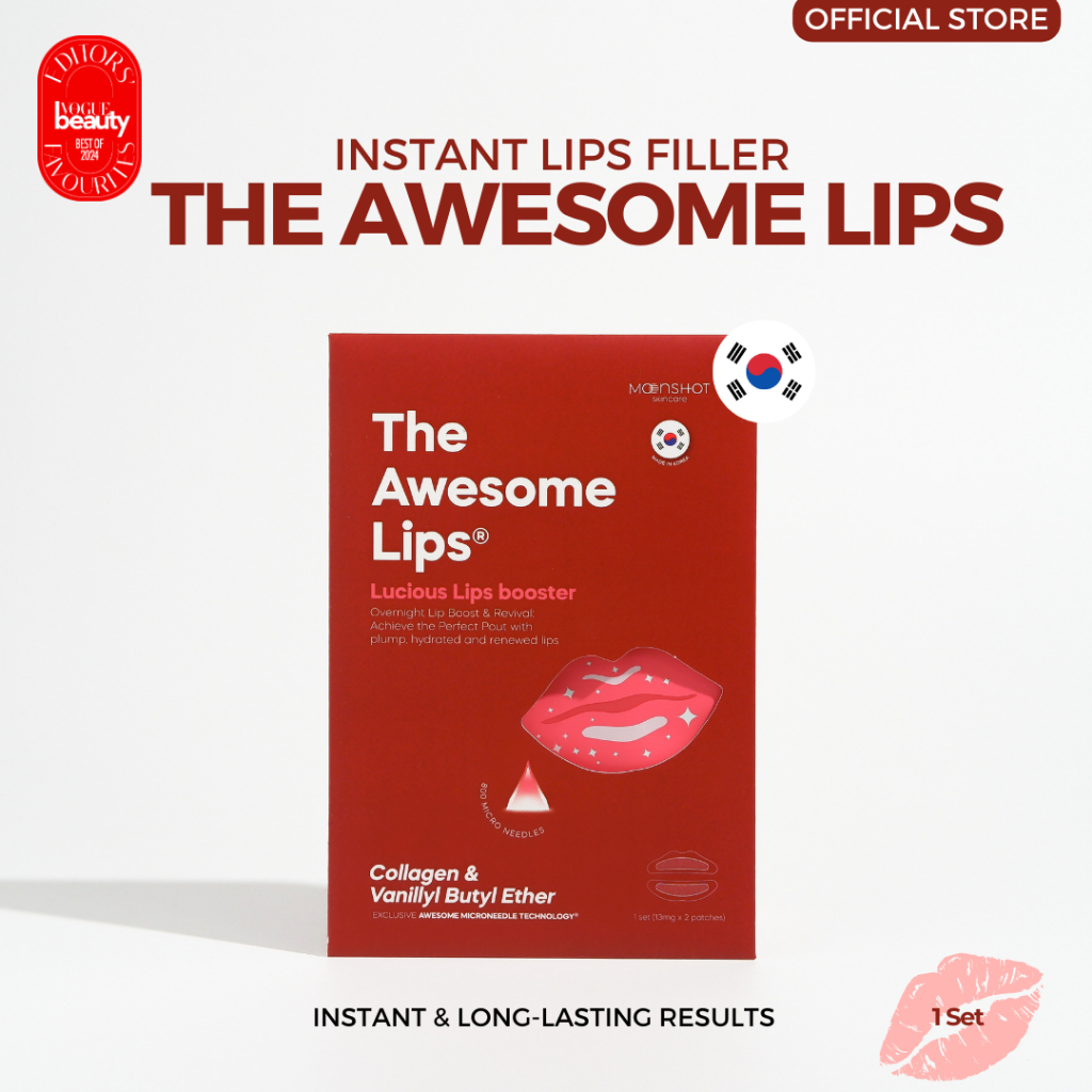 The Awesome Lips - Instant Lip Filler บำรุงและฟื้นฟูริมฝีปากนุ่มอวบอิ่ม ...