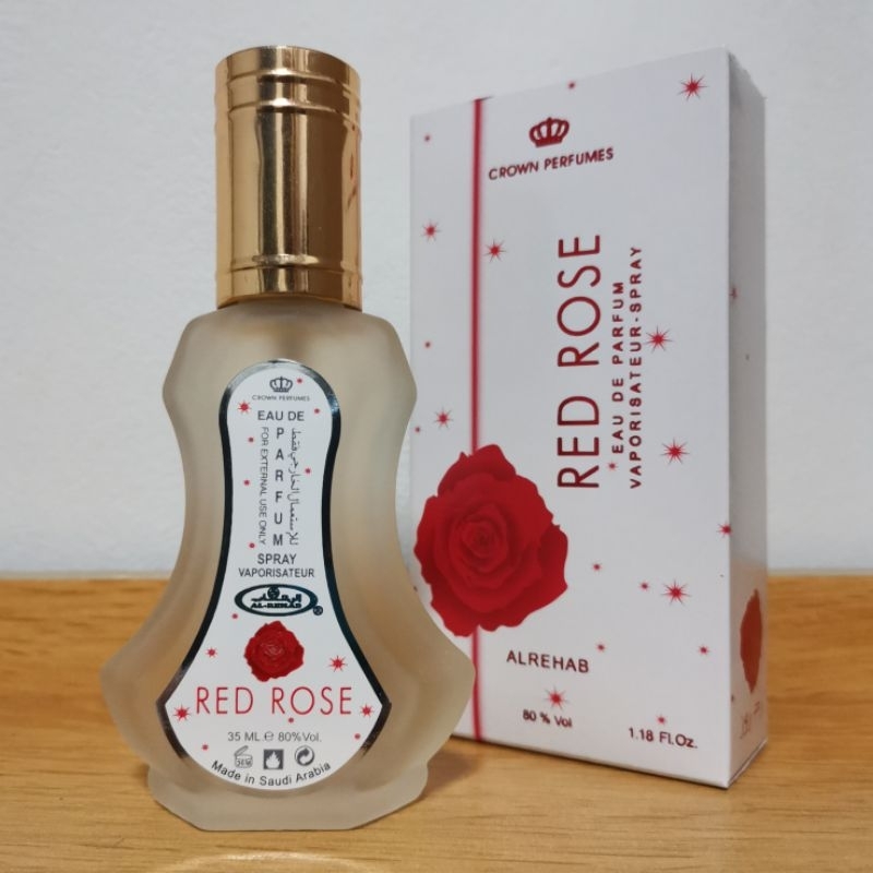 RED ROSE SPRAY 35ML. BY AL REHAB น้ำหอมแท้ | Shopee Thailand