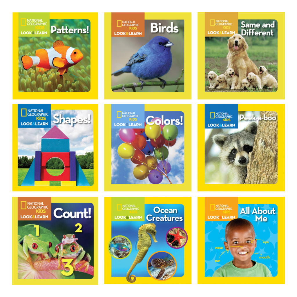 พร้อมส่ง National Geographic Kids Look and Learn Board Book หนังสือเด็ก ...