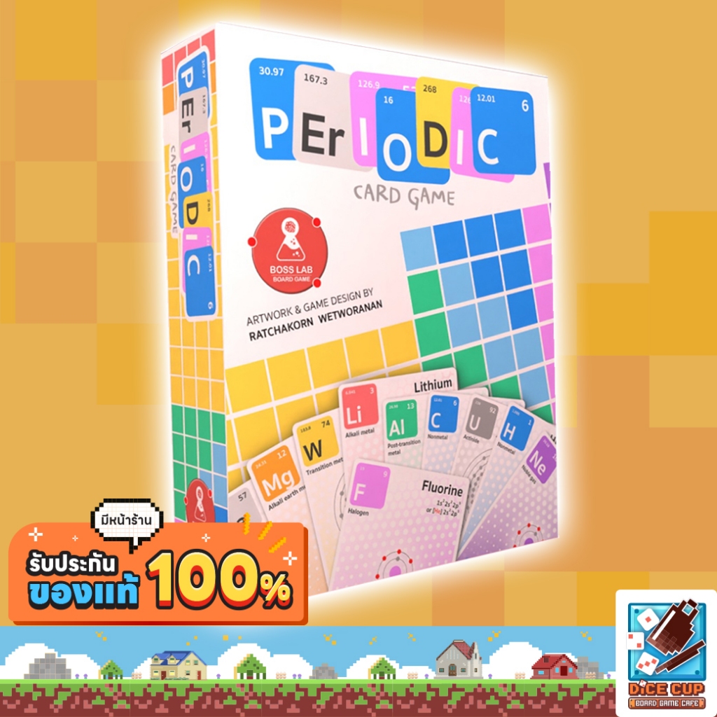 [ของแท้] Periodic Card Game TH Board Game บอร์ดเกม THAI/ไทย | Shopee ...