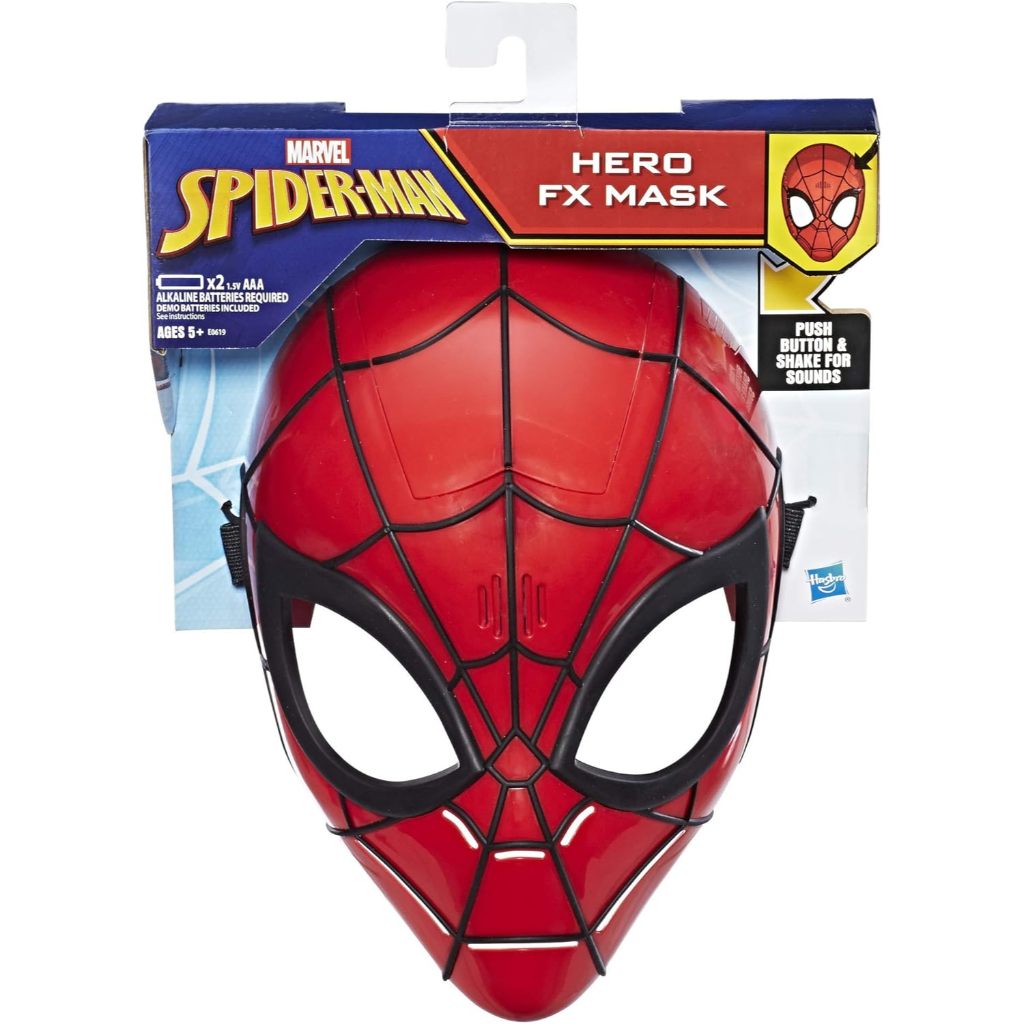 Hasbro Marvel Hasbro E0619EU4 Classic Spider-Man Sound Effect Mask ...
