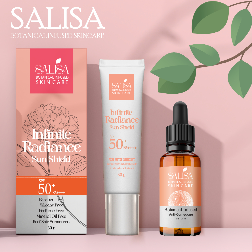 SALISA Infinite Radiance Sun Shield SPF50+/PA++++ (30g.)+Botanical ...