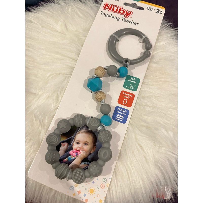 Nuby Tagalong Teether ยางกัดบรรเทาเหงือกเด็ก | Shopee Thailand