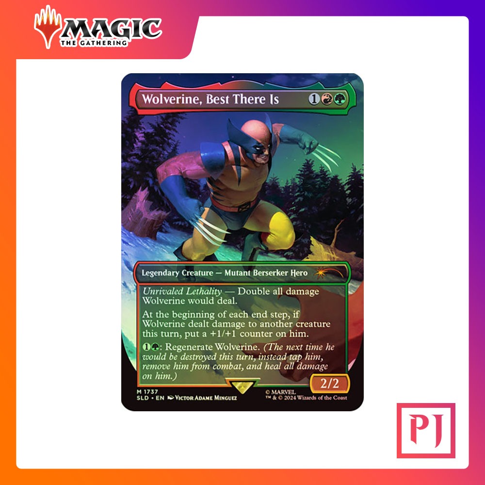 [MTG] Wolverine, Best There Is (Marvel) (Secret Lair) (Borderless) [SLD ...