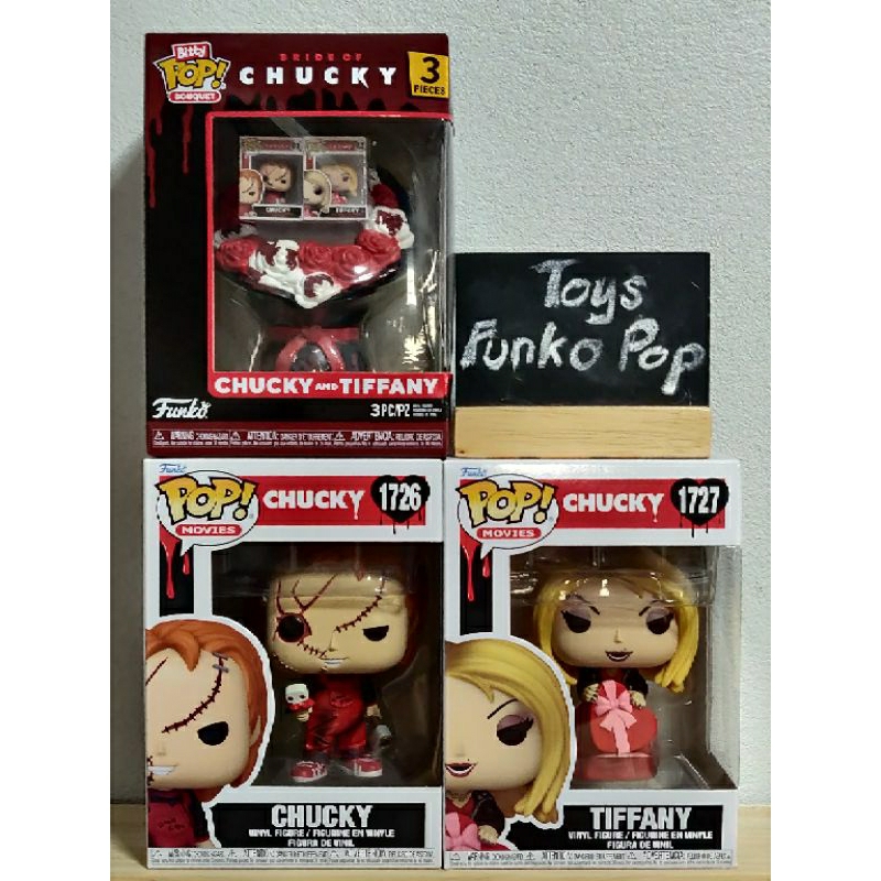 คู่ Funko Pop Movies : Chucky & Tiffany & Bitty (ดอกไม้หมด) | Shopee ...