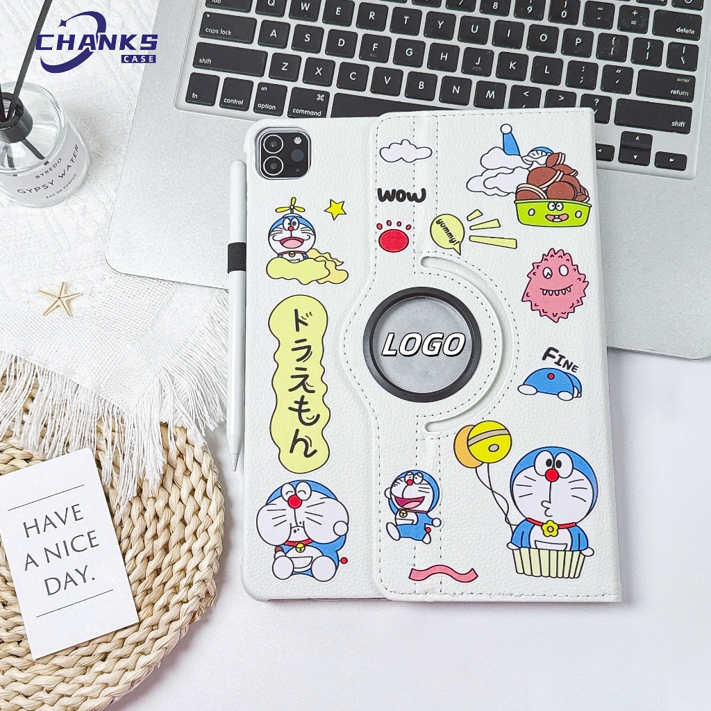 Chanks การ์ตูน Doraemon สติ๊กเกอร์ เคสไอแพด 2025 11 air7 6 gen9 8 10.2 ...