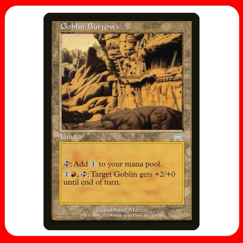 [MTG] Goblin Burrows [ONS] [LAND] [UNCOM] [NORMAL] [ENG] (การ์ดเมจิค ...