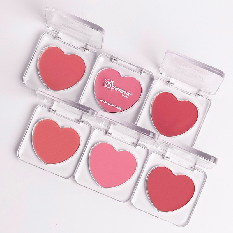 BRIANNA heart blam 🍒บลัชเนื้อบามติดทนมาก! ใช้ได้ทุกสีผิว ลงทับแป้งได้ ...
