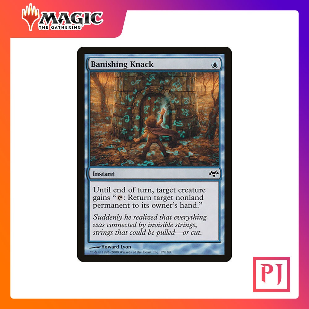 [MTG] Banishing Knack [EVE] [BLUE] [COMMON] [NORMAL] [ENG] (การ์ดเมจิค ...