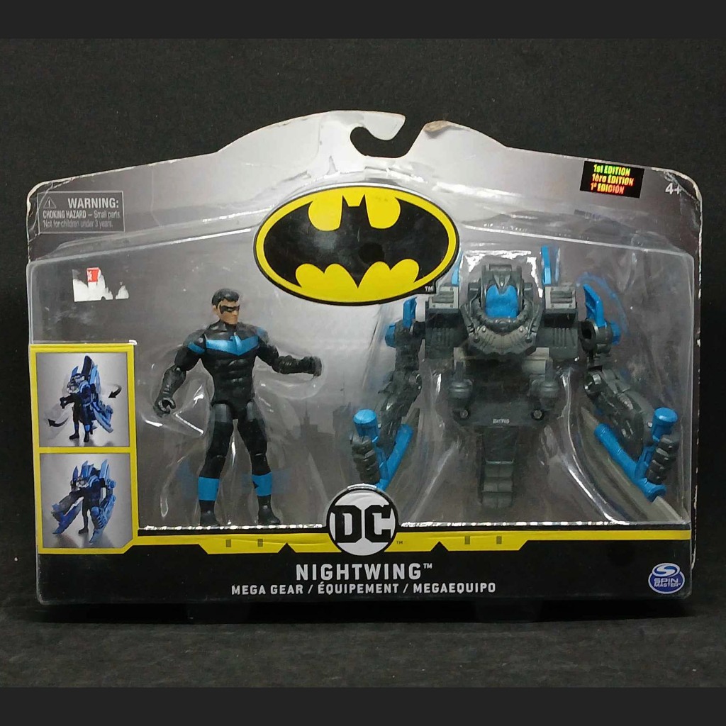 แบทแมน สวมเกราะหุ่นยนต์ 4นิ้วBatman, 4-Inch Nightwing Mega Gear Deluxe ...
