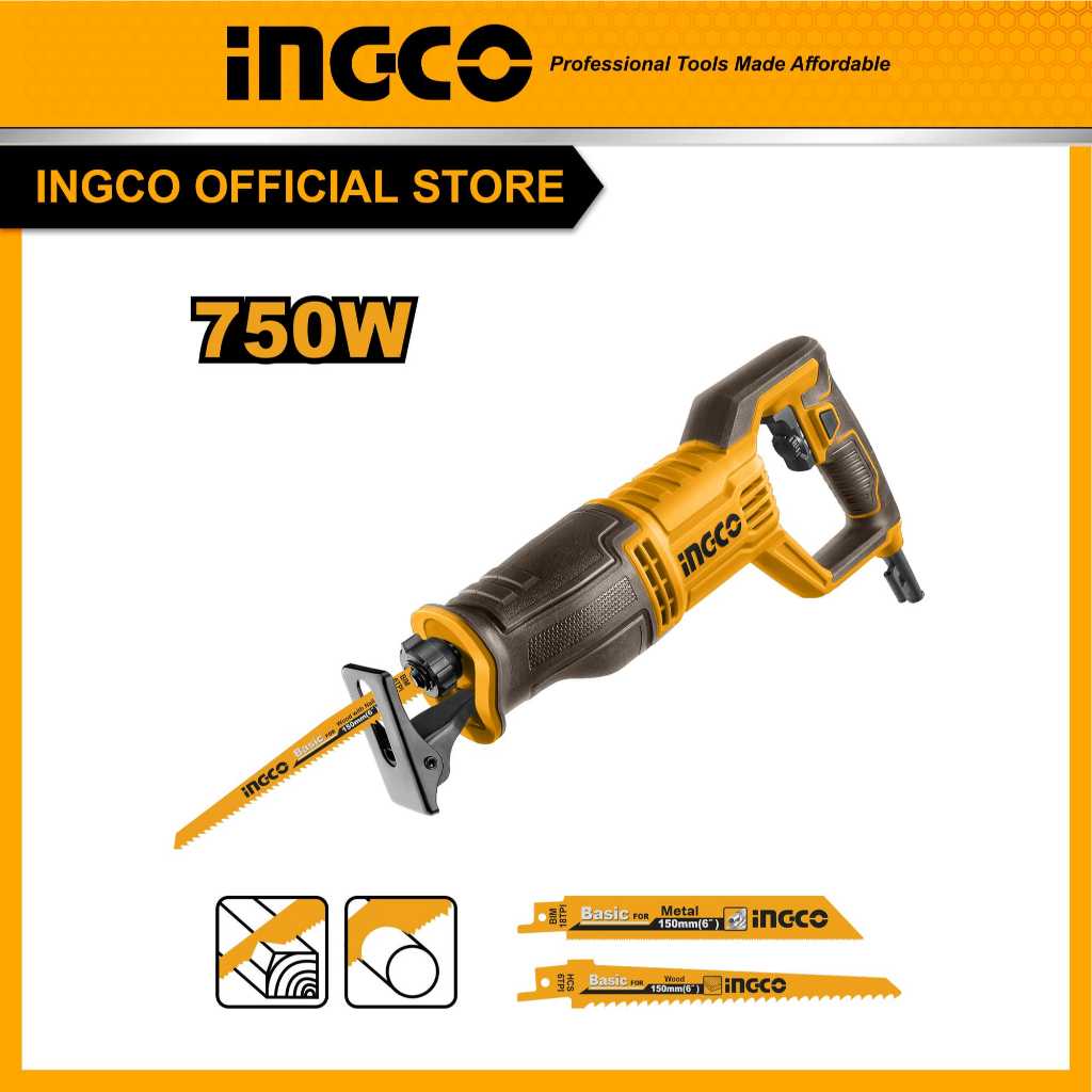 INGCO เลื่อยชักใบไฟฟ้า 750W RS7508 | Shopee Thailand