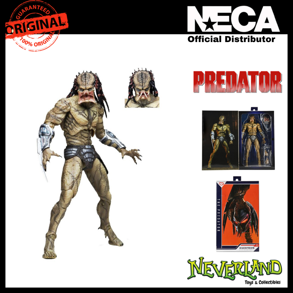 (Sold Out) (NECA) Predator (2018) Deluxe Assassin Predator (Unarmored ...