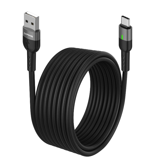 CAPDASE Breathe-CA3A USB-C To USB 3A Sync and Charge Cable 3M Type-a To ...