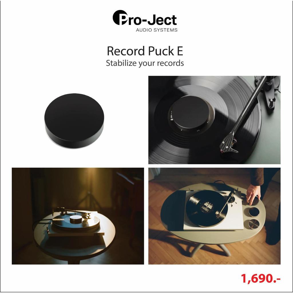 ที่ทับแผ่นเสียง Pro-Ject Record Puck E Black (New) | Shopee Thailand