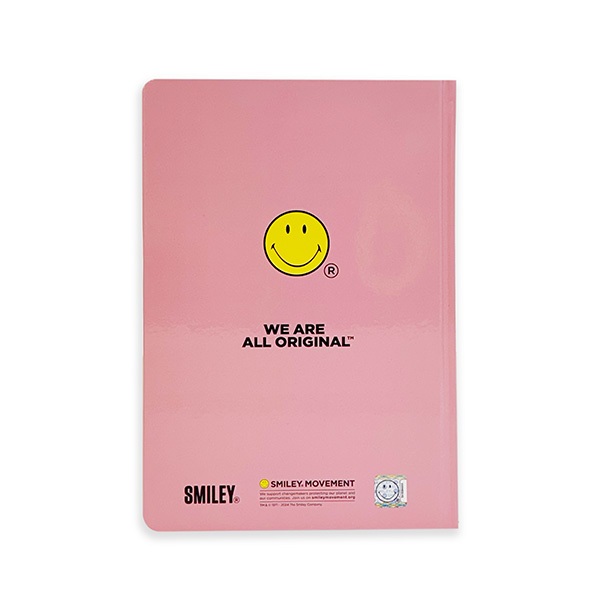 SMILEY® NOTEBOOK ( PINK ) | Shopee Thailand