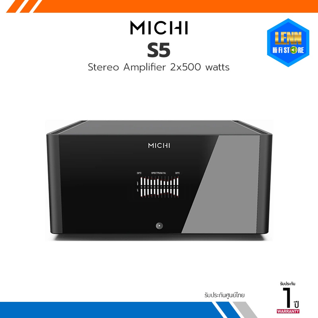 ROTEL Michi S5 Stereo Amplifier 2×500 วัตต์ที่ 8 โอห์ม คลาส AB [ออกใบกำกับภาษีได้] LennHiFiStore ...