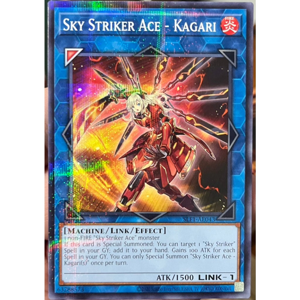 Yugioh Asia-Eng [SLF1-AE043] Sky Striker Ace - Kagari (Normal Parallel Rare) การ์ดยูกิแท้ถูก ...