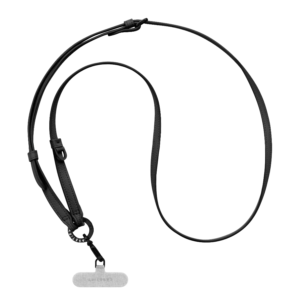 CASETiFY phone case with adjustable diagonal shoulder strap black ...