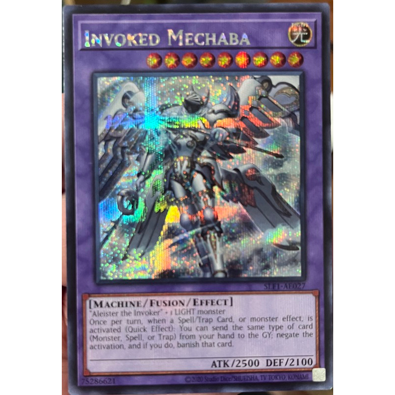 Yugioh Asia-Eng [SLF1-AE027] Invoked Mechaba - alternate art (Secret ...