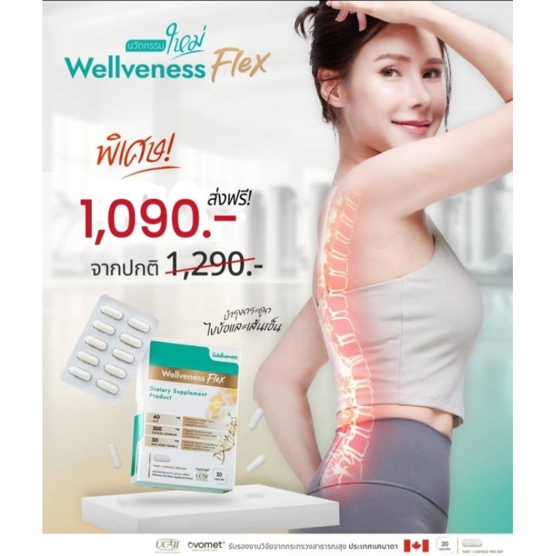 เวลวีเนส เฟล็กซ์ Wellveness Flex Dietary Supplement | Shopee Thailand