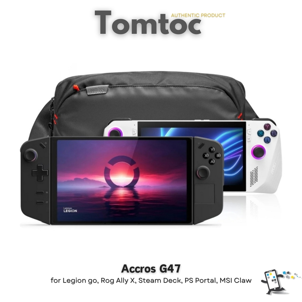 Tomtoc Arccos G-47 กระเป๋าสำหรับ Lenovo Legion Go, Steam Deck และ Asus Rog Ally X, Rog Ally, PS ...