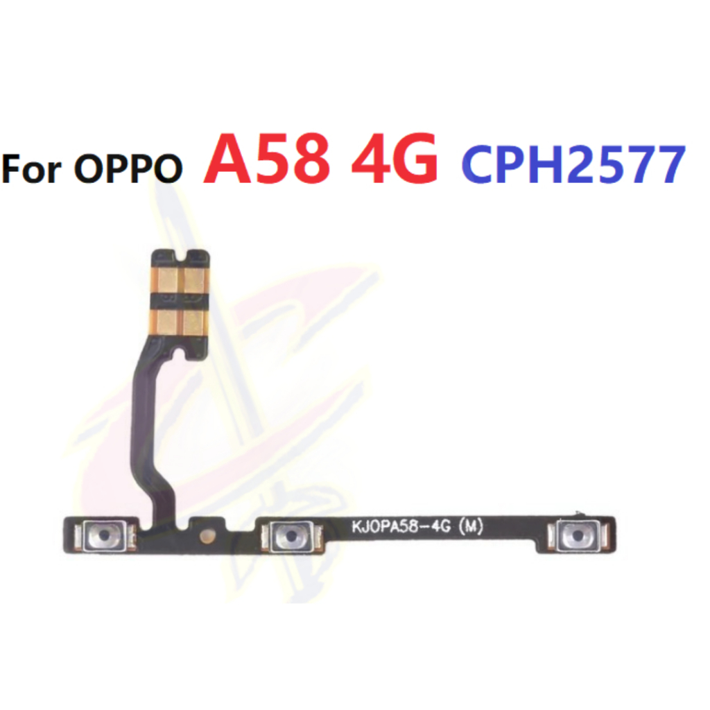 ปุ่มเปิดปิด แพรสวิตช์ สําหรับ OPPO A58 4G CPH2577 | Shopee Thailand