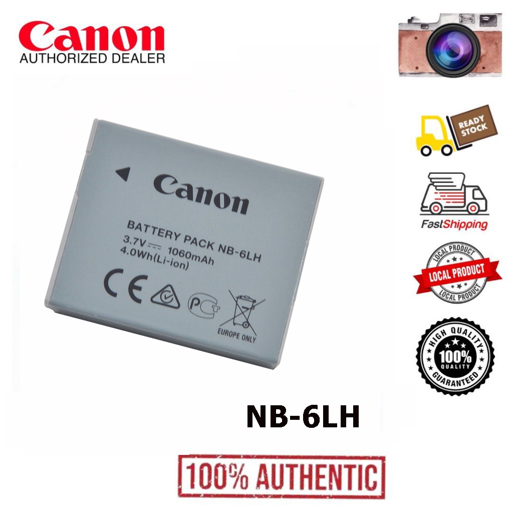แบตกล้อง Canon รุ่น NB-6L NB-6LH for IXUS 200 IS Digital IXUS 95 IS IXUS 105 IXUS 105 IS IXUS ...