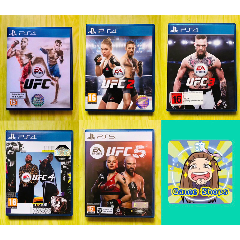 PS4,PS5 Games #2💈🐔UFC 1-5 ,Creed Edition ,UNDISPUTED ) | Shopee Thailand