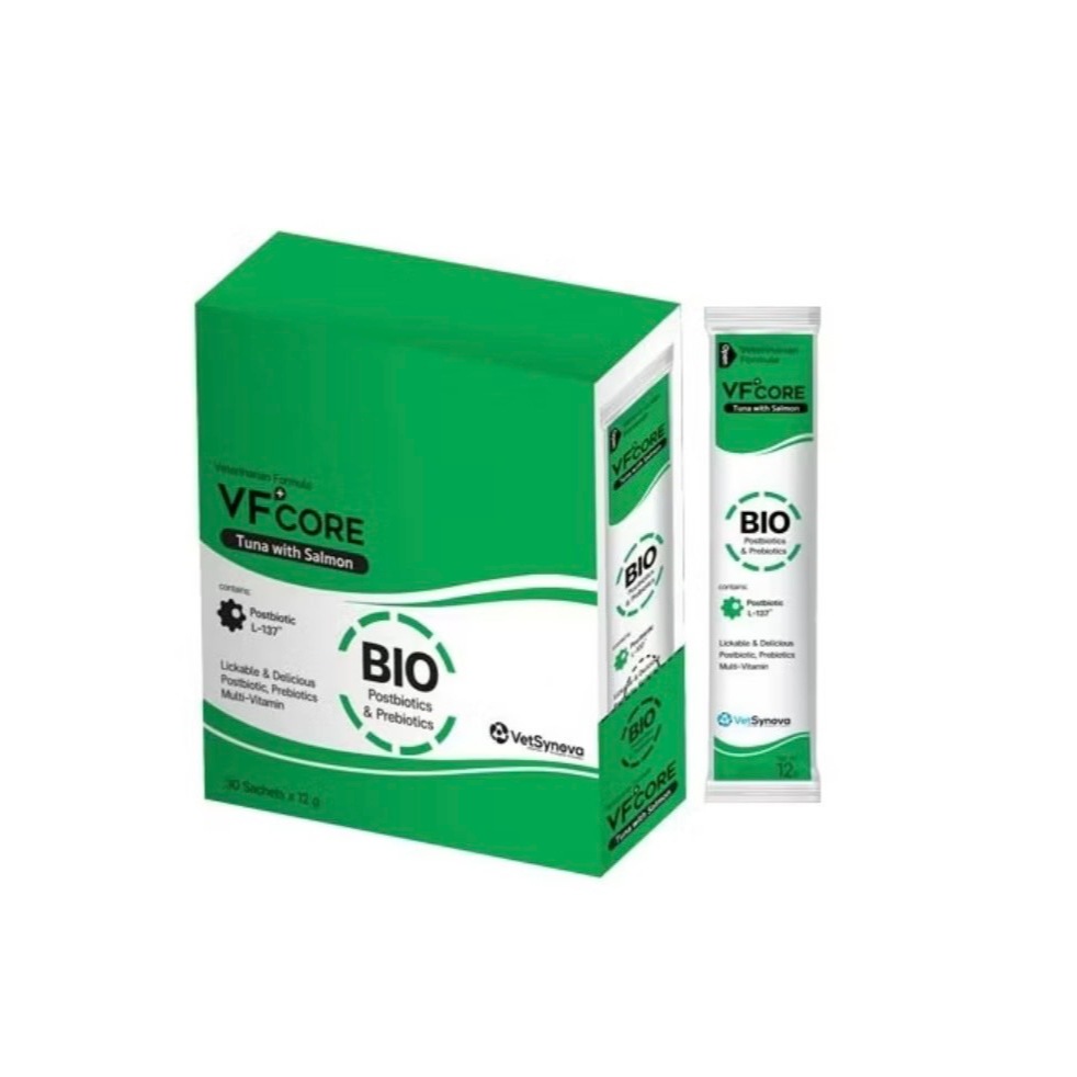 VF+CORE BIO อาหารเสริมแมวเลีย ปรับสมดุลทางเดินอาหาร ลดอาการท้องเสีย ลำไส้อักเสบ | Shopee Thailand
