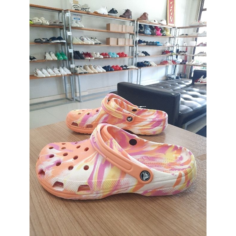 รองเท้าcrocsมือสองของแท้ size M11 44.5 วัดจริงยาว 27.5-28 cm | Shopee ...